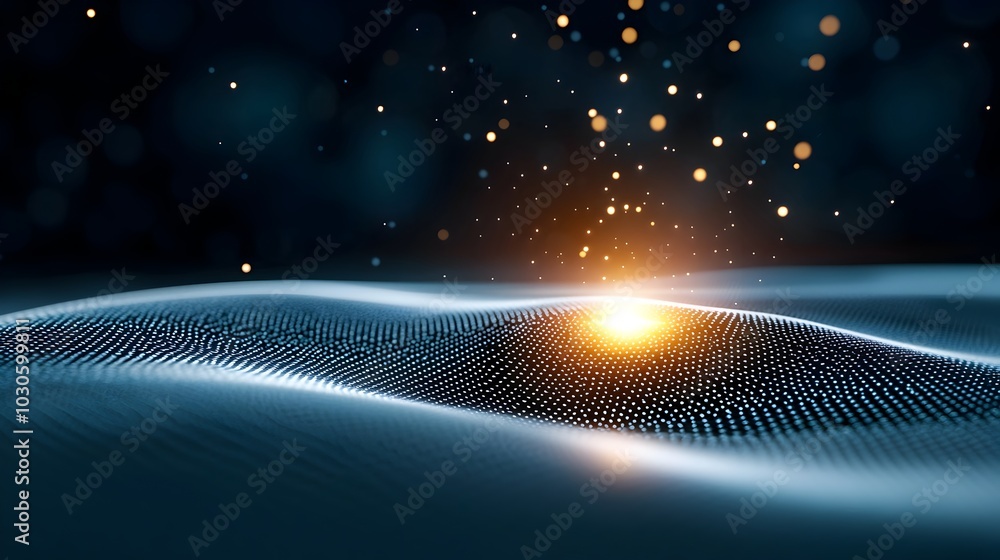 Pulsing Geometric Futuristic Tech Background with Glowing Data ... Pulsing Geometric Futuristic Tech Background with Glowing Data ...