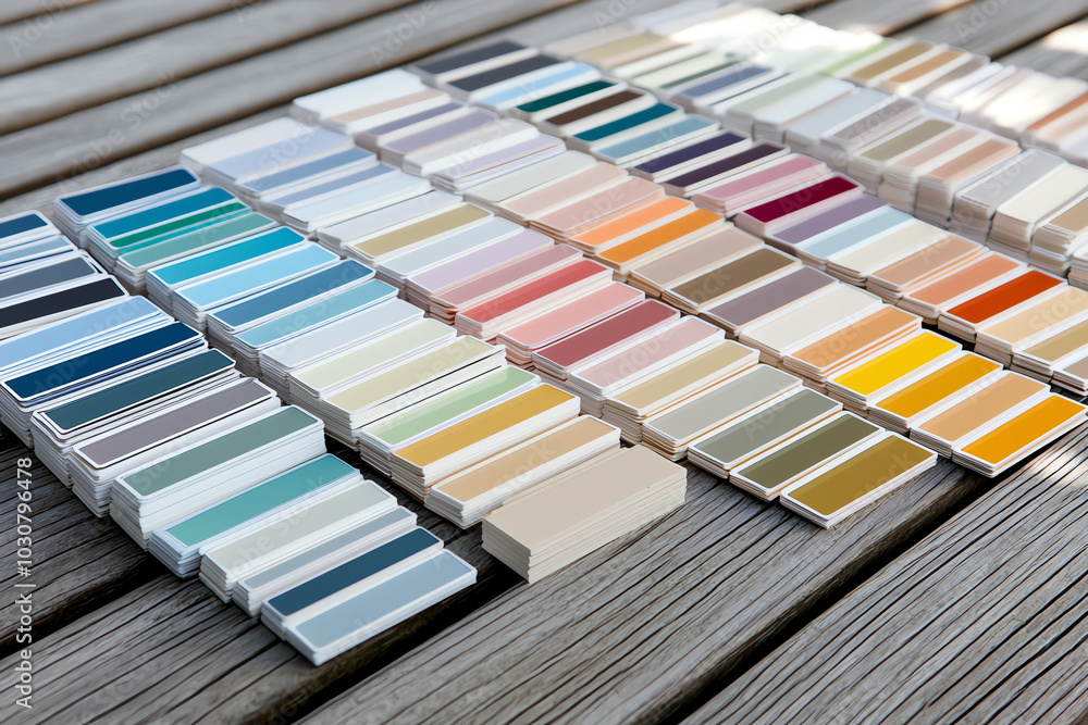 AI software generating color palettes and mood boards for a branding ...