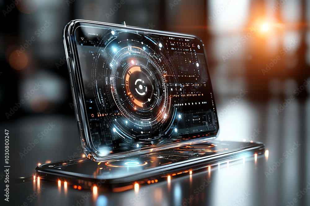 AI generating smart layouts and user interfaces for a mobile app project, optimizing for ...