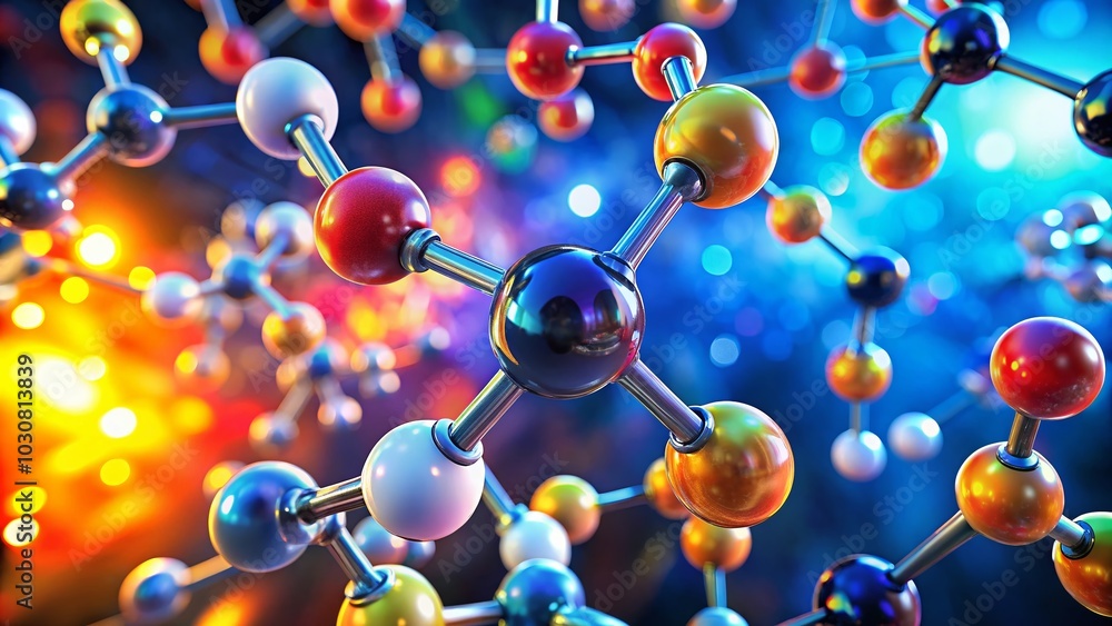 3D Structure of Methanol Molecule Visualization for Chemistry and ...