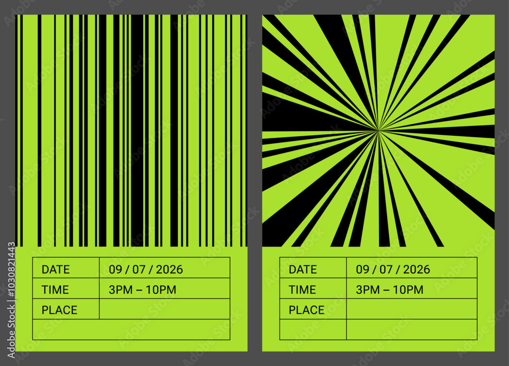 Retro Cyber Minimal Geometric Prints. Neo brutalism, Glitch effects, Op ...