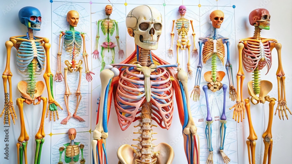 Blank Skeletal System Worksheet for Educational Use - Perfect for ...