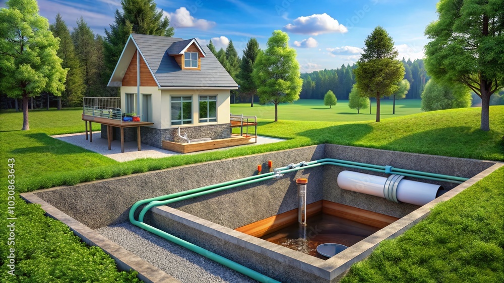 Comprehensive Diagram of Septic System Components and Functionality for ...