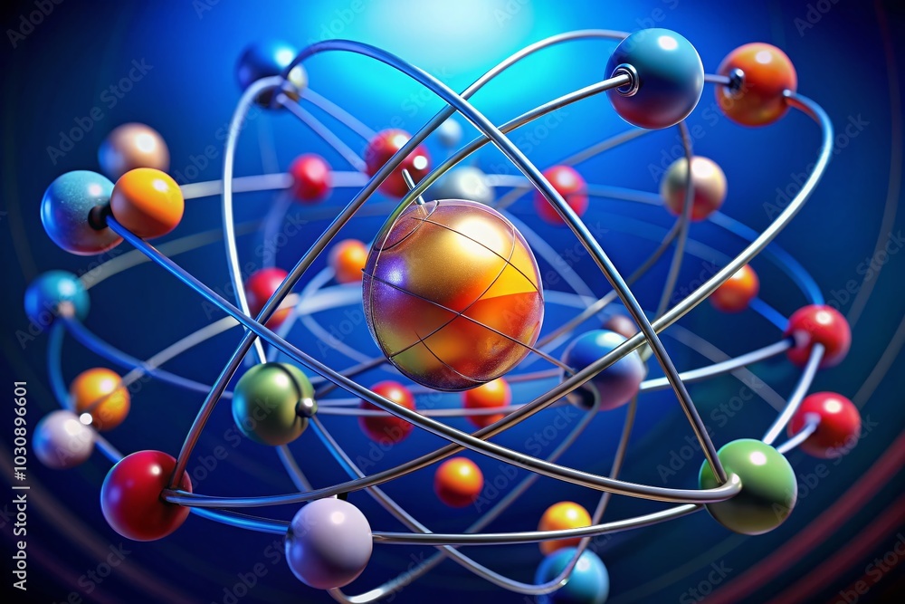 Detailed Atom Structure Diagram for Educational Purposes - Visualize ...