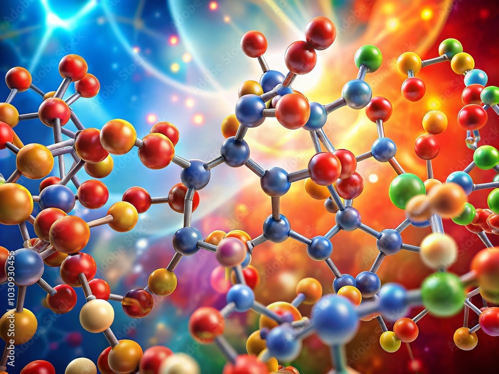 Detailed Illustration of Carbohydrates Monomer Structure Highlighting ...
