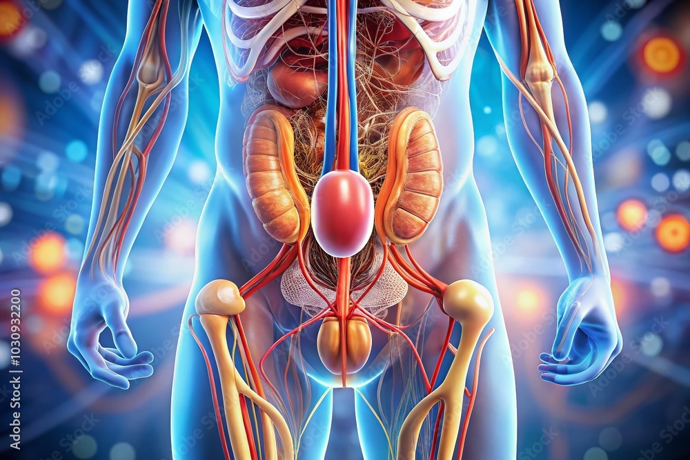 Detailed Illustration of Male Reproductive System Anatomy for ...