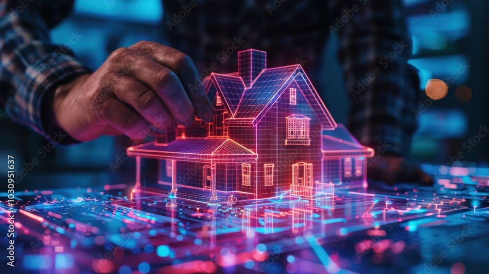 Conceptual Interaction, a vivid portrayal of a person engaging with ...