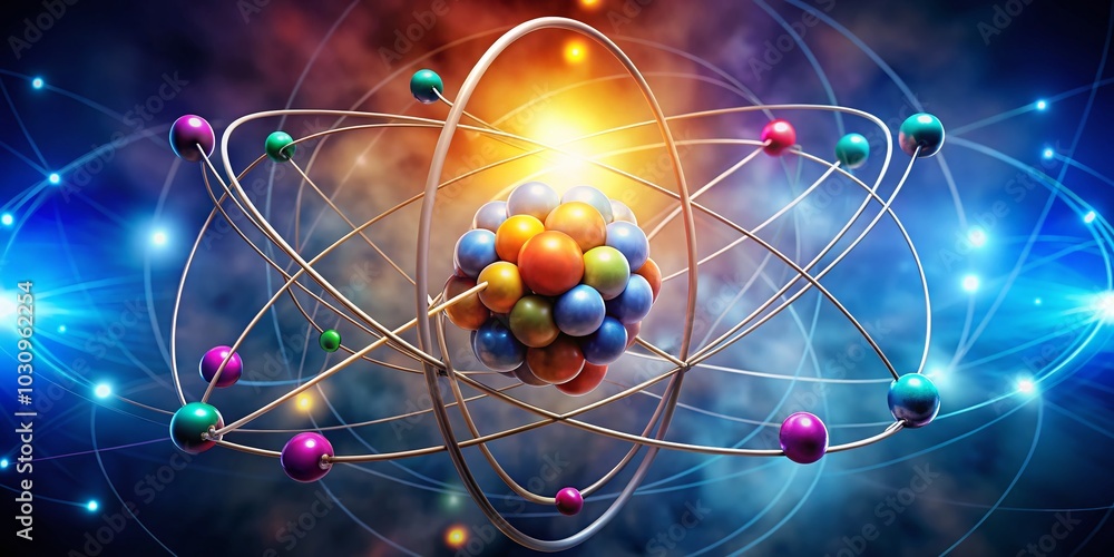 Detailed Sodium Atom Structure Illustration with Electrons, Neutrons ...