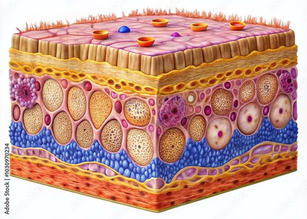 Detailed Structure of Stratified Squamous Epithelium: Layers, Cells ...