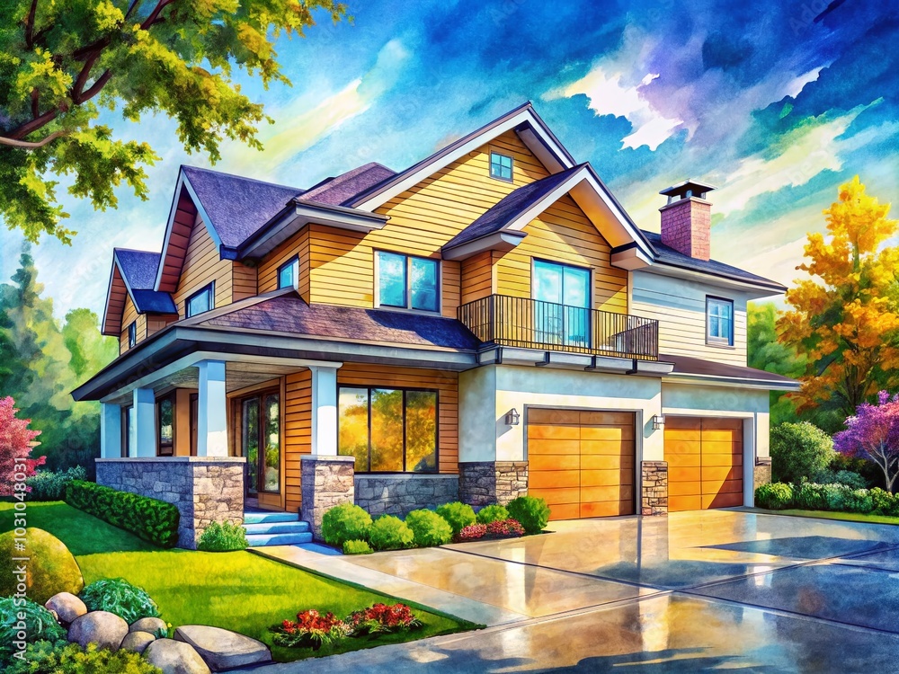 Stunning Modern House Drawings for Architectural Inspiration and Design ...