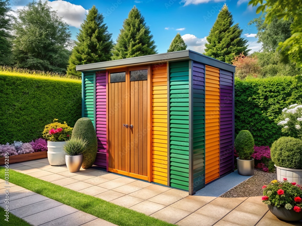 Stylish Modern Tool Shed Design for Efficient Outdoor Storage Solutions ...