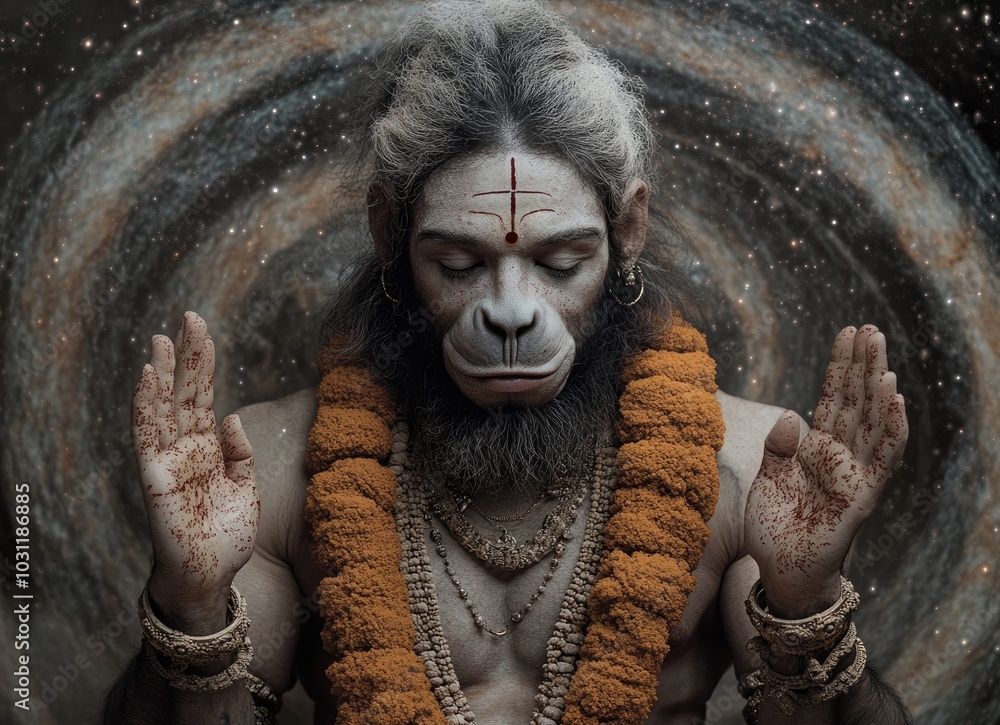 Hindu deity: Hanuman, revered as powerful figure in Ramayana, an avatar ...