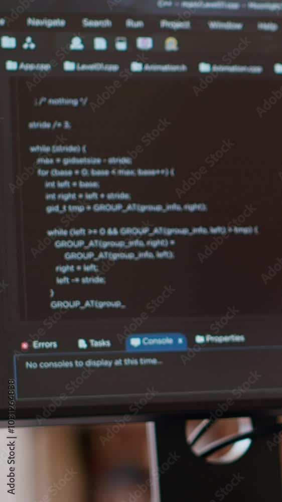 Vertical Video Asian programmer seen typing code for a user interface ... Vertical Video Asian programmer seen typing code for a user interface ...