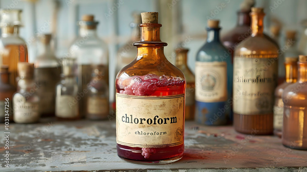 Photography of Vintage Sealed Airtight Medical Vial, Chloroform, and ...