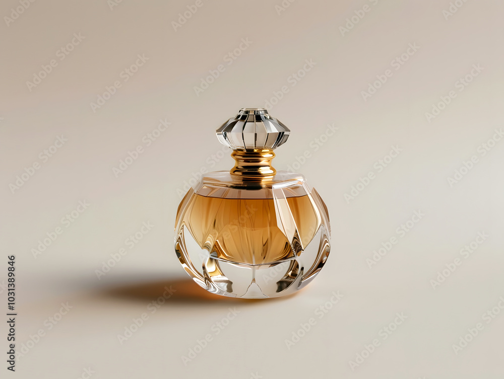 Luxury Blank Perfume Bottle in Commercial Packshot Close-up Photography ...