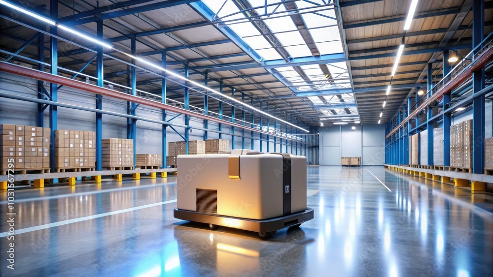 Autonomous Mobile Robot Transporting Package in a Modern Warehouse ...