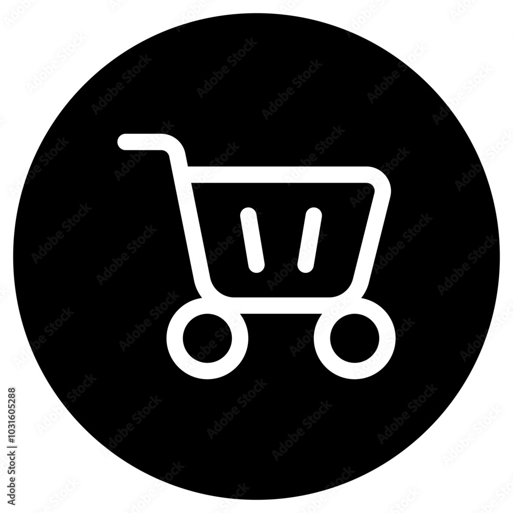 Editable shopping cart vector icon. Part of a big icon set family ...