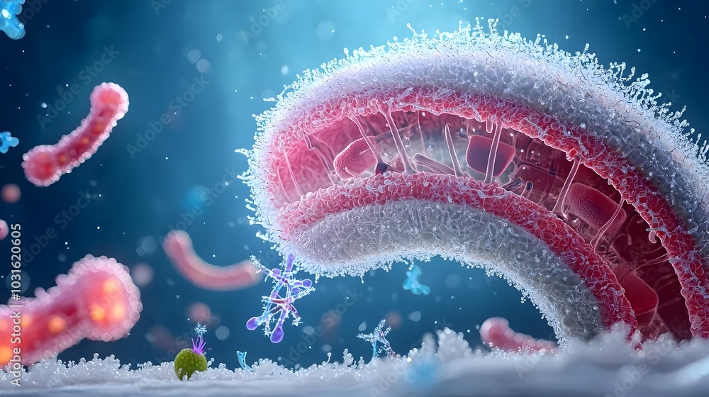 Detailed close up digital showcasing the intricate and vibrant double ...