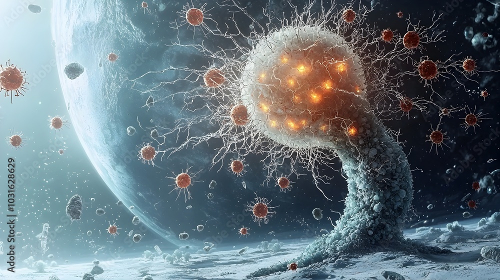 Evolutionary diagram illustrating the symbiotic relationship and ...
