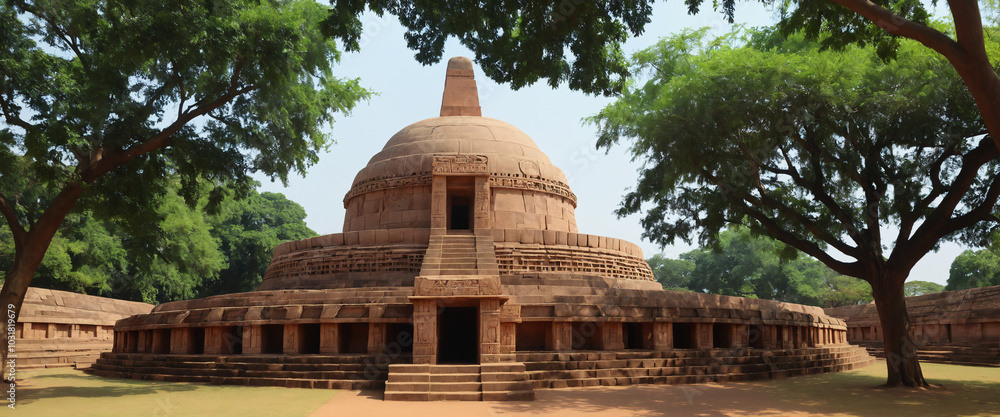 Sanchi Stupa in Madhya Pradesh: The ancient Sanchi Stupa, one of the ...
