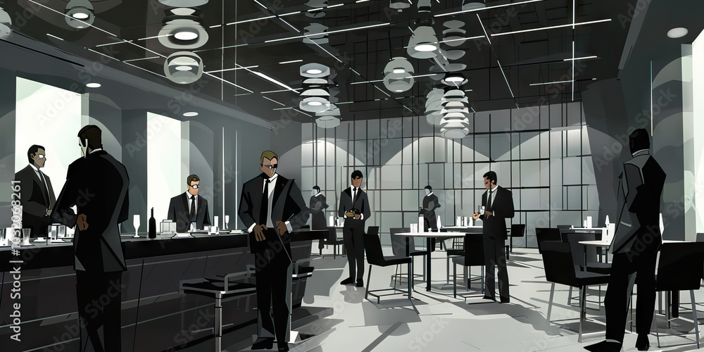 The Silver Sting Operation: Undercover agents posing as wealthy businessmen, setting up a ...