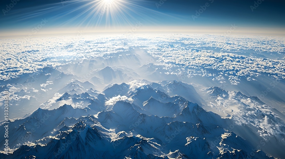 Majestic mountain ranges in the sky Earth s epic landscapes from above ...