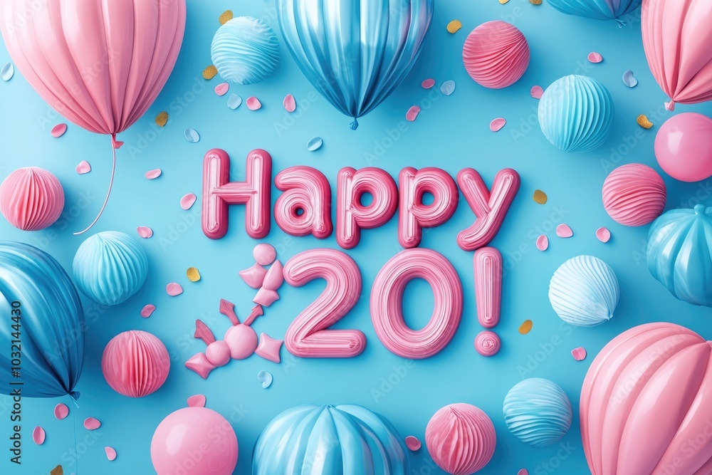 Two decade joy: text happy 20 years, celebrating twenty years of ...