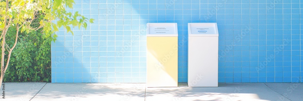 Modern Handwashing Station in Public Urban Setting with Clear ...