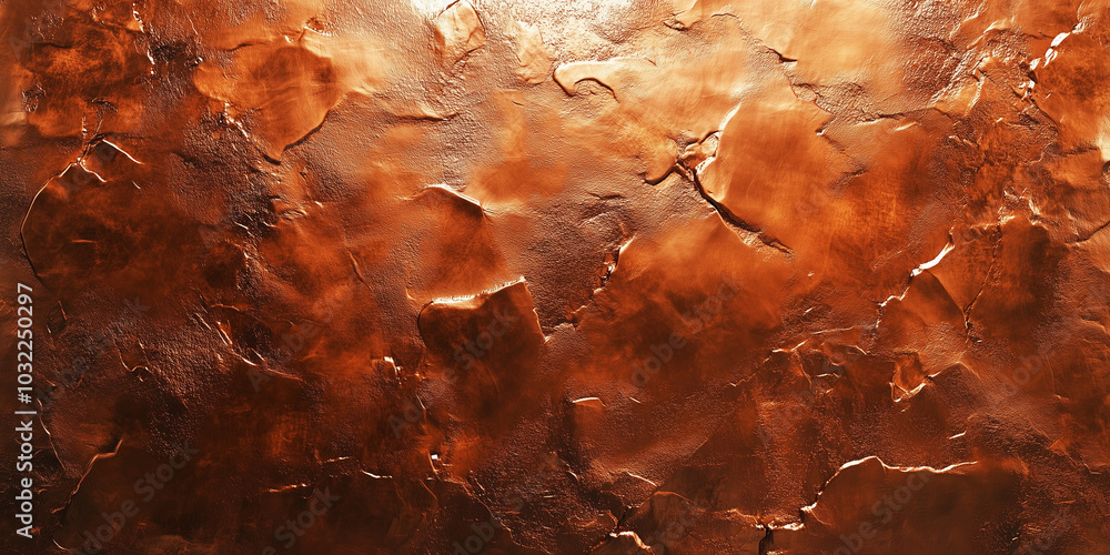 Vintage bronze or copper plate, grunge rusted metal texture, rust and ...