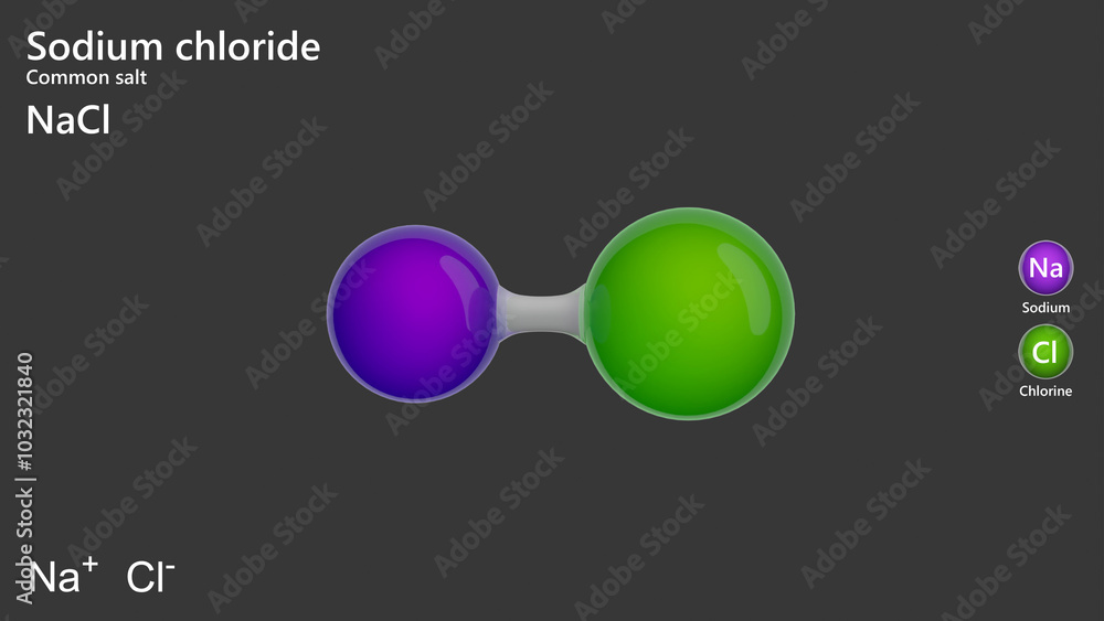 Sodium chloride (NaCl), or table salt, is an essential ionic compound ...
