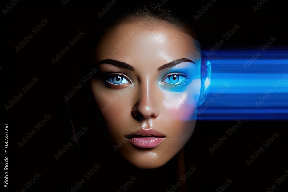 chrome dome lenses using specialized lenses to create colored bl Stock ...