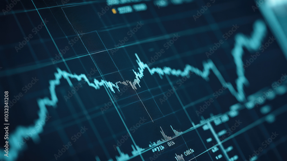 Economic Growth Visualization, dynamic graphs and charts illustrating ...