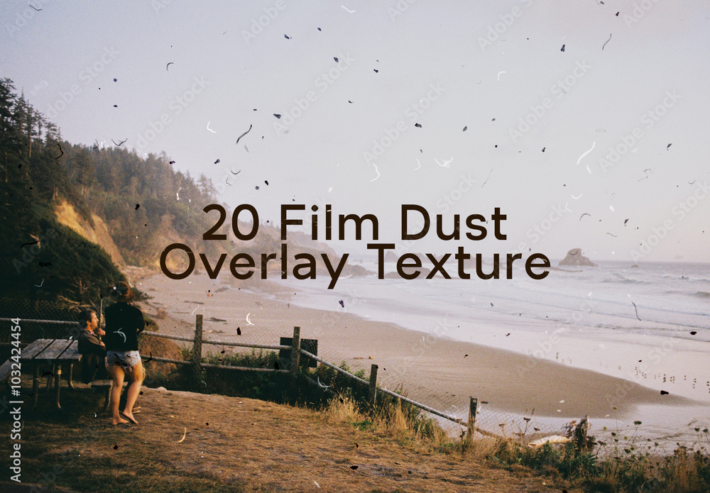 20 Old Film Dust Effect Grain Texture Overlay Stock Template | Adobe Stock