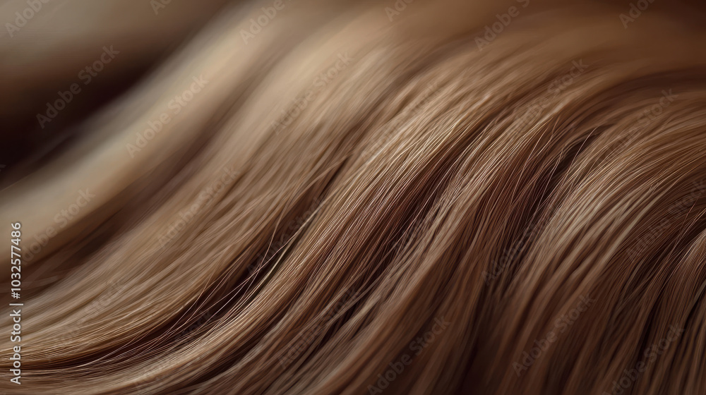 highly detailed close up shot of smooth, shiny hair showcasing its ...