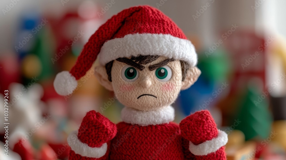 Elf with clenched fists and furrowed brows, glaring at a pile of broken ...