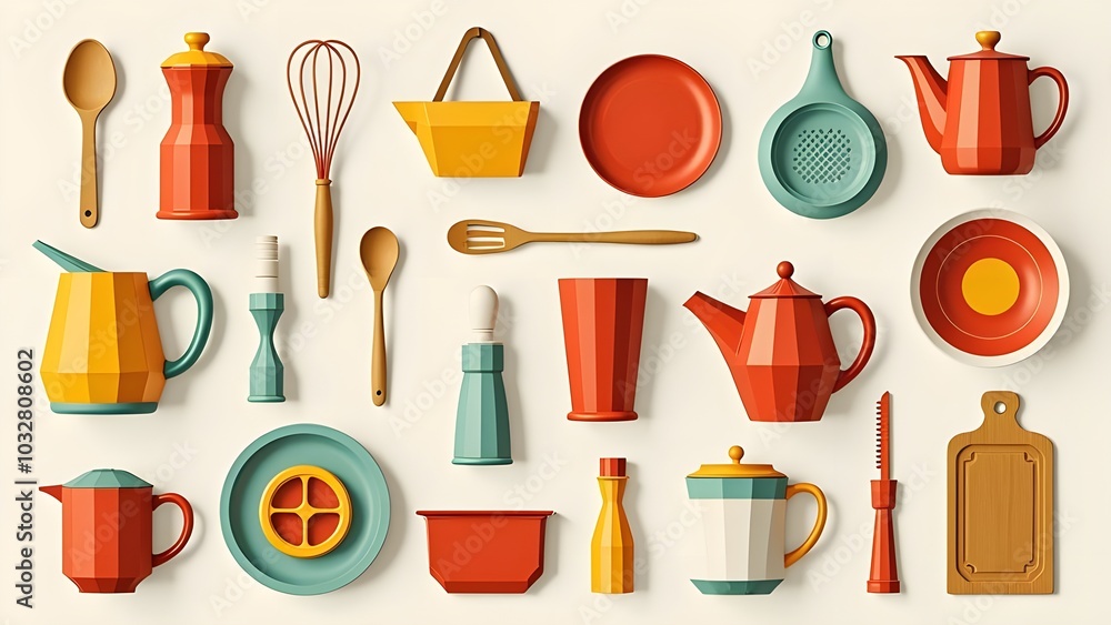 well-designed paperquill collage that showcases a variety of everyday ...
