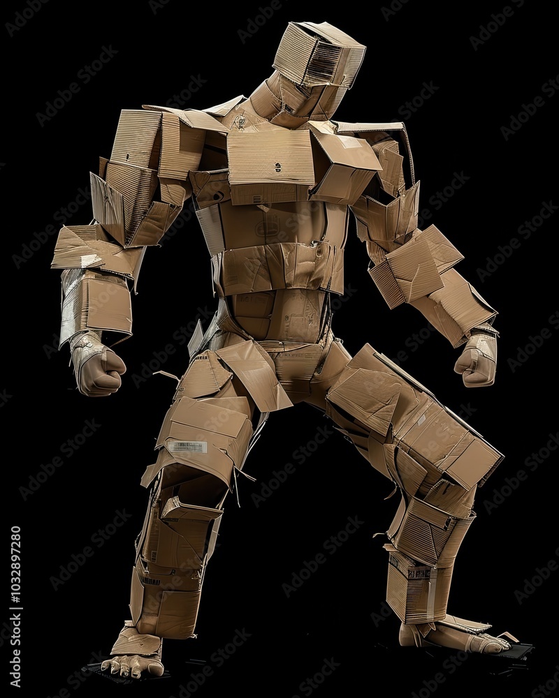 The Man from Cardboard Boxes captures attention, showcasing a unique ...