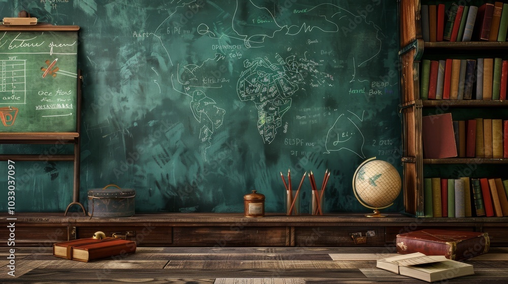 High-quality 4k back to school background with colorful stationery and ...