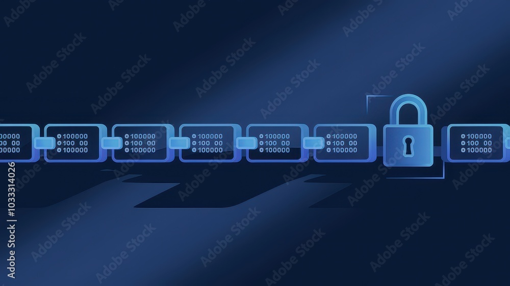 Secure digital authentication and encryption interface with lock key ...