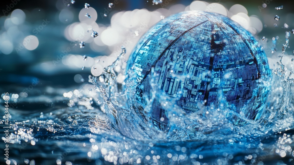 Water polo ball transforms into LED display predicting goals and team ...