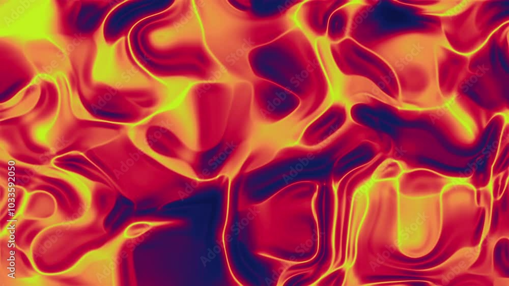 Abstract Liquid Fire Texture. An abstract digital art piece featuring a ...