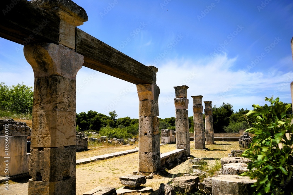 Abaton Enkoimeterion stoa west wing basement Sanctuary Asklepios ...