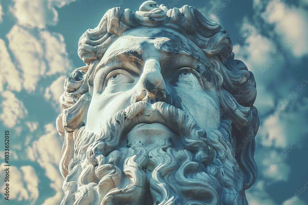 The Statue of Zeus at Olympia, one of the Seven Wonders of the Ancient ...