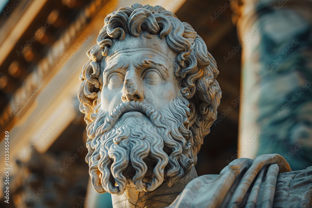 The Statue of Zeus at Olympia, one of the Seven Wonders of the Ancient ...