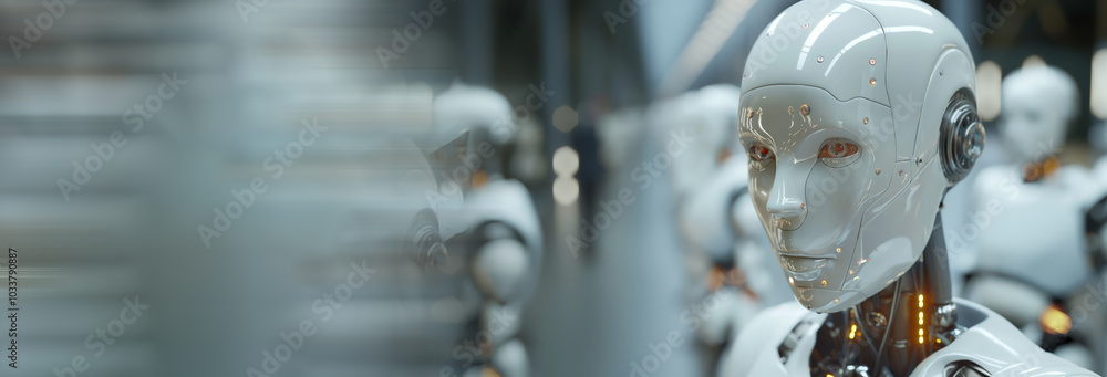 Artificial Intelligence Large Language Model (LLM). human face matrix ...