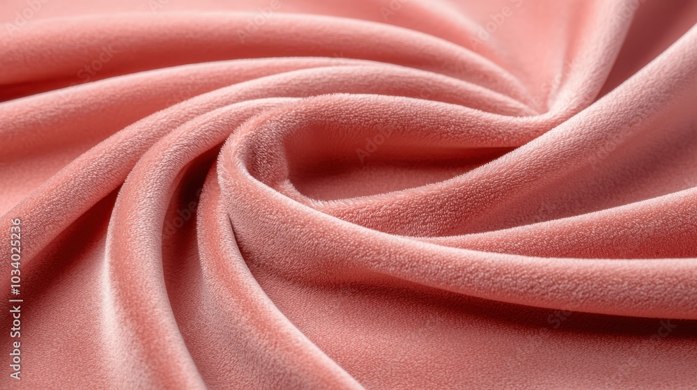 Soft and luxurious velvet fabric texture in gentle pink hue, showcasing ...