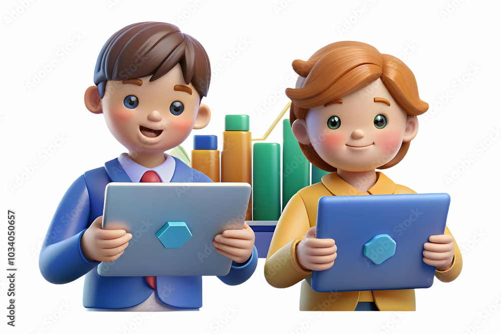 Kids Investment Portfolio: Two Savvy Kids Skillfully Managing Their ...