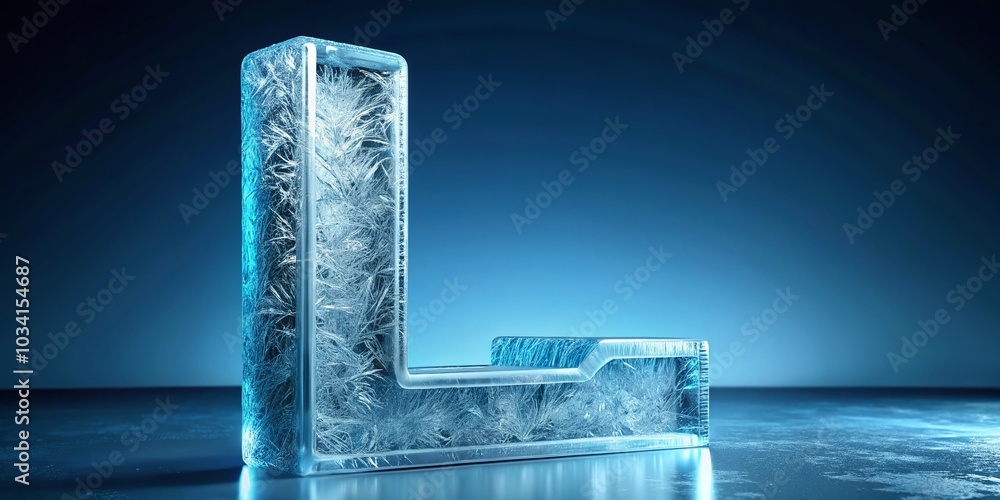 ภาพประกอบสต็อก Stunning 3D Illustration of Uppercase and Lowercase ...