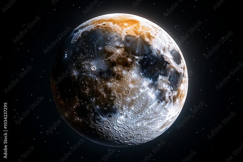 Holographic projection of the moonâ€™s phases, with the New Moon as a ...
