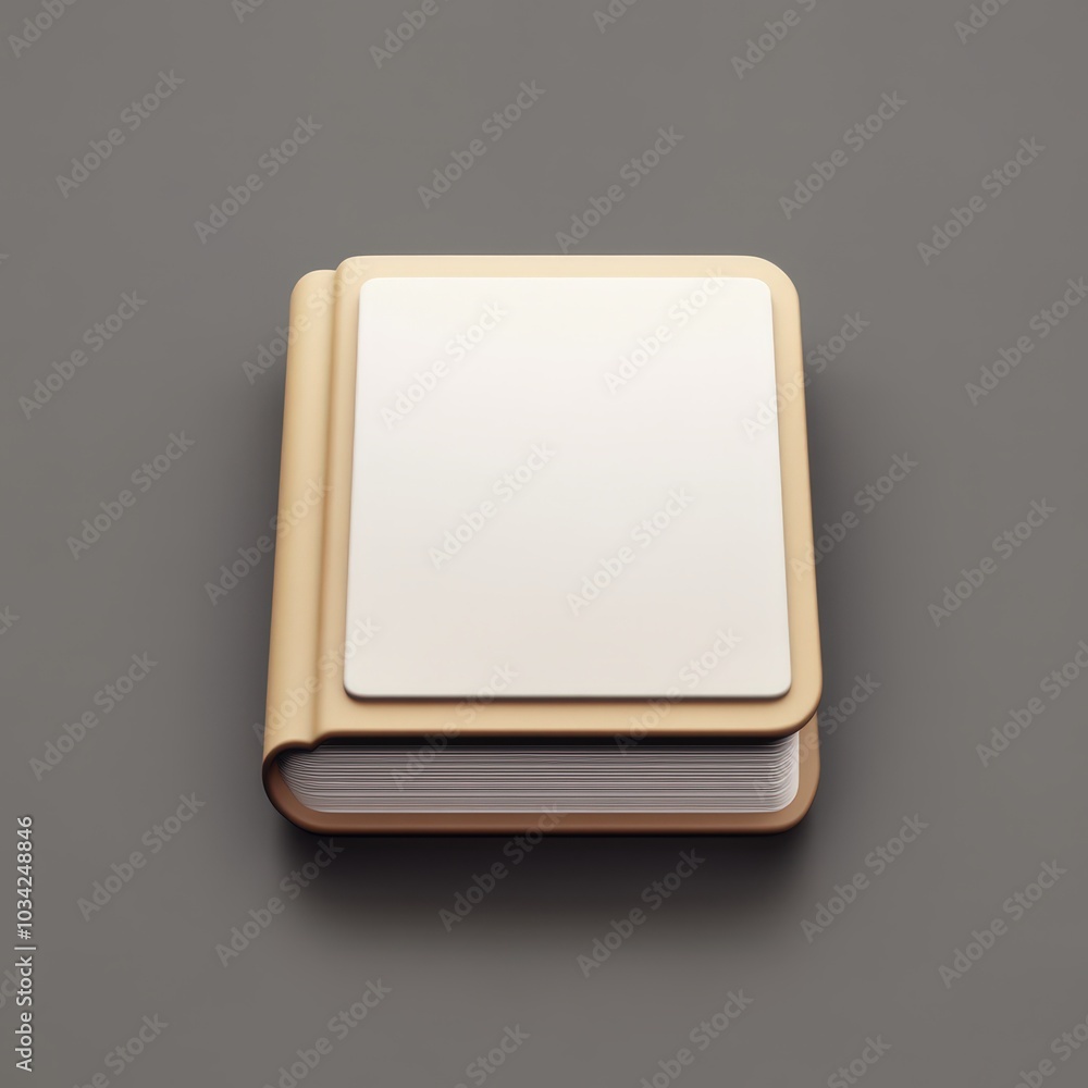 Open book template with blank cover, suitable for mockups or design ...